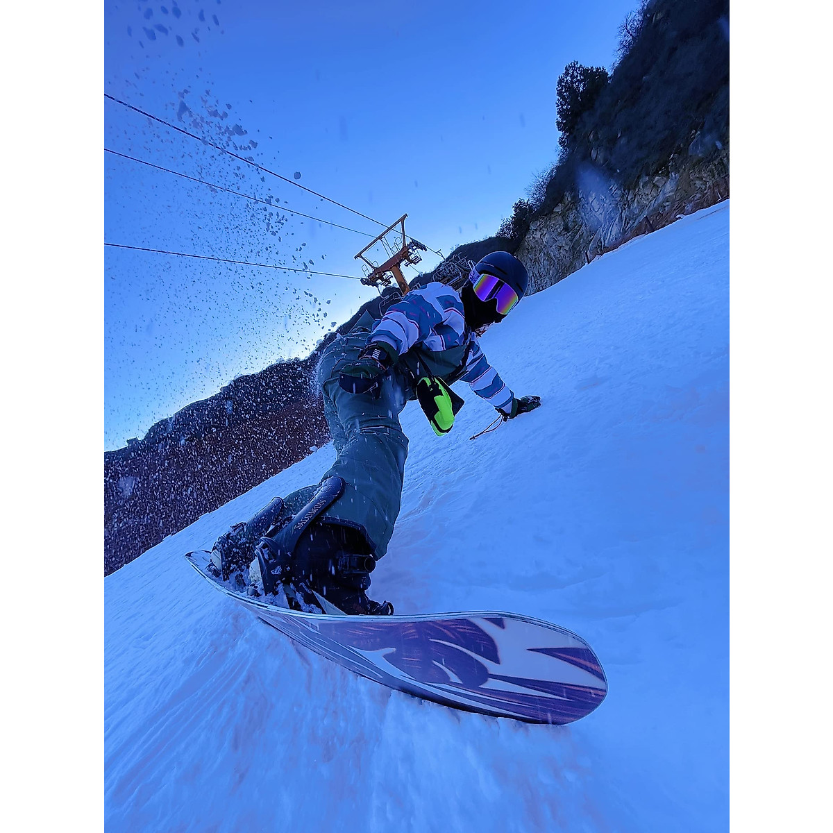 SEARIPE Womens Ski Pants Waterproof Ski Bibs Women Insulated Snow Bibs Adjustable Overalls Ripstop Snowboard Pant(Bean,L) Red Wine