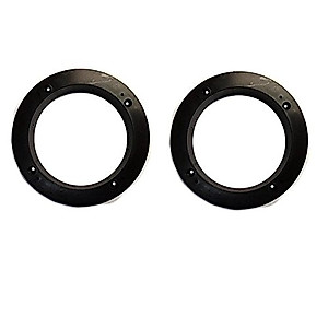 2 Pack Black Plastic 1" Depth Ring Adapter Spacer for 5.25"- 6" Car Speaker USA