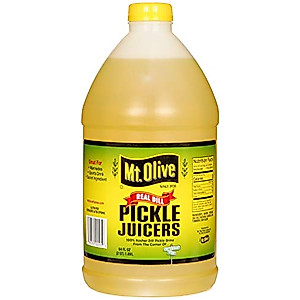 Mt. Olive Pickle Juice 100% Kosher Dill Pickle Brine, 64 Ounce Bottle