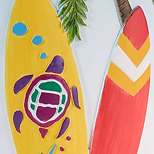 Avanti Linens - Waste Basket, Decorative Trash Can, Beach Home Decor (Surf Time Collection)