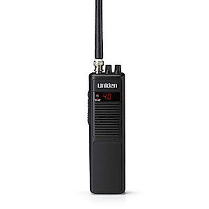 Uniden PRO401HH Professional Series 40 Channel Handheld CB Radio, 4 Watts Power with Hi/Low Power Switch, Auto noise cancellation, Belt Clip And Strap Included, 2.75in. x 4.33in. x 8.66in.
