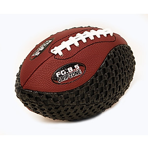 fun gripper Grip Zone 8.5 inch Pee Wee Football -Traditional, Black, Brown, Kids Perfect gripping Footballs by: Saturnian I P.E Supplier
