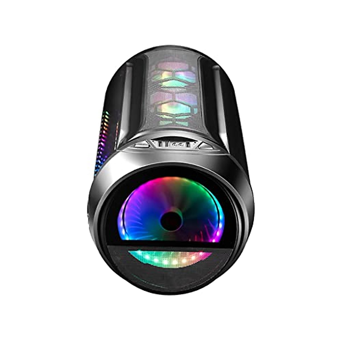 RHINMAX A20 Series Quantum M-ATX/ITX Computer Gaming case, Circular Shape,USB3.0, with 1 ARGB Luminous 20cm Fan(A20 Series Quantum)