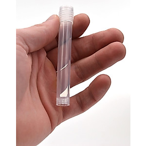 EISCO 10PK Plastic Storage Vials, 5mL - Screw Top - Polypropylene