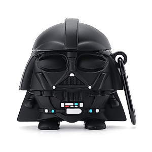 Awin Case for Airpods/Airpods 2 Case,3D Cute Cartoon Anime Airpod Case,3D Kawaii Unique Keychain Kits Kids Teens Boys Men Soft case for Airpods /Airpods 2 Case (New Black Man)