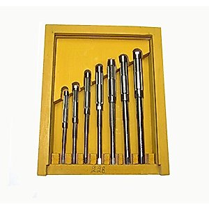 Micro Expanding Hand Reamer 7 Pcs Set 1/4"- 15/32" - New Boxed Set Adjustable Reamers