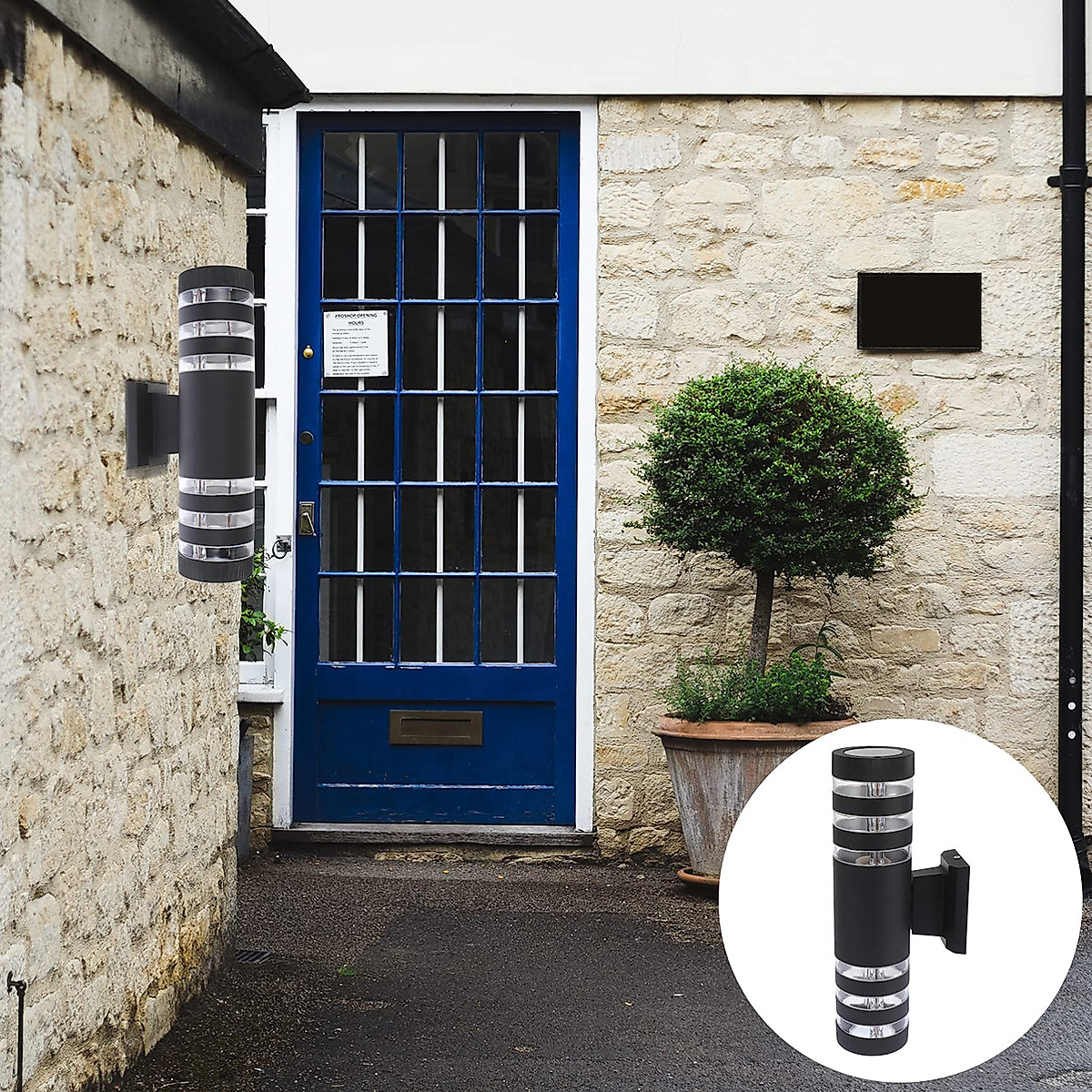 balacoo 1pc Outdoor Wall Light Villa Led Light Yard Led Light Led Corridor Light Yard Wall Lamp Garden Wall Light Double Head Wall Light Waterproof Courtyard Light Outdoor Light