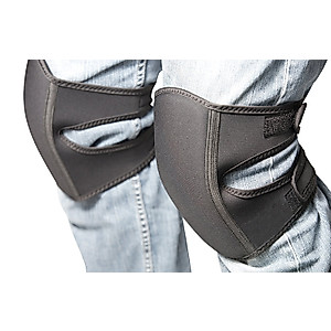 Wanty Knee Pads Gardening - Garden Knee Pads - Knee Protectors, New Neoprene Soft Ultra Comfort Knee Pads Knee Caps Knee Protector for Home Gardener Water-Resistant Construction (Black)