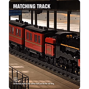Nifeliz GWR 2900 Class Steam Train Building Kit, Collectible Steam Locomotive Display Set, 1:38 Scale Model Train Building Kit with Train Track, Top Present for Train Enthusiasts (789 PCS)