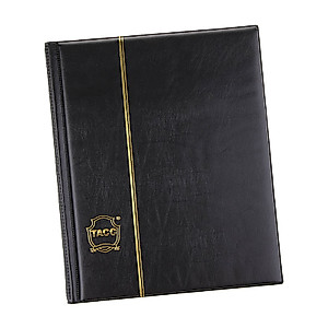 Stamp Albums Stockbook for Collectors, 5 Rows and 6 Rows Pockets, 10 Sheet Black