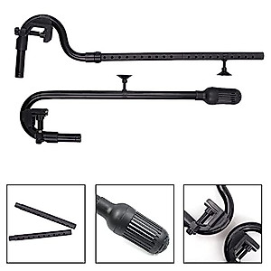 MiOYOOW Aquarium Water Inlet Outlet Tube Kit, Fish Tank Water Pipe Fittings Aquarium Canister Filter Inflow Outflow Kit for 302B 303B 402AB 403AB Filter, Inner Dia 16 mm Outer Dia 22mm