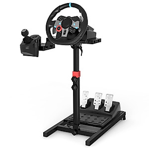 DIWANGUS Racing Wheel Stand Foldable Steering Wheel Adjustable Stand for Logitech G29 G920 G923 G27 G25 for Thrustmaster T248X T248 T300RS T150 458 TX Xbox PS4 PS5 PC