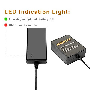 Shentec 12V Li-Ion Charger C123D Compatible with RYOBI CB120L CB121L BPL-1220 130503001 130503005 Pod Style Battery (Not for Ni-MH/Ni-CdBattery)