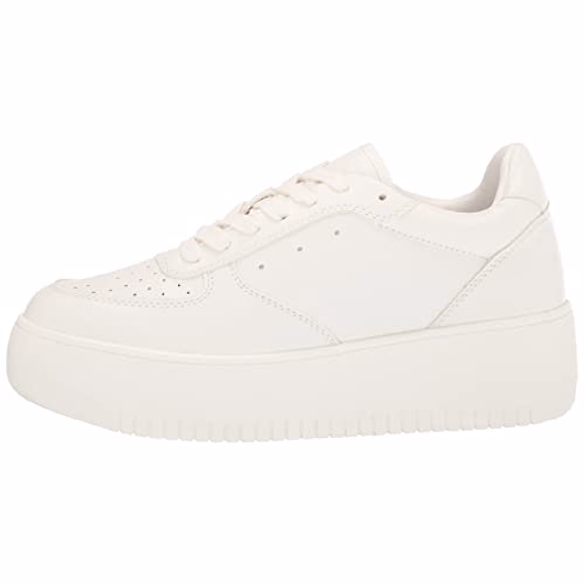 Steve Madden Women's Rocket Sneaker, White, 8.5