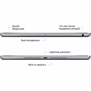 Apple iPad Air 16GB WiFi Tablet - Space Gray (Renewed)