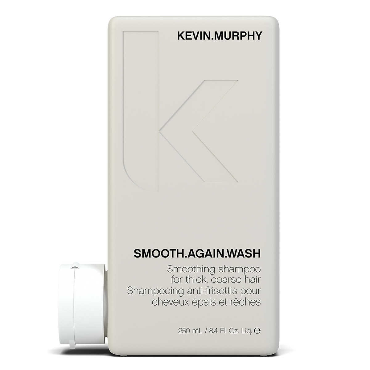 KEVIN.MURPHY SMOOTH.AGAIN WASH - Frizz Control Shampoo - For Thick, Coarse & Unruly Hair - Moisturising Shampoo for Hair Hydration - Sulphate & Paraben Free - 250 mL / 8.4 fl oz