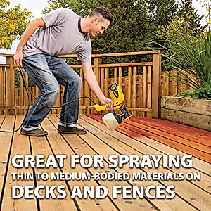 Wagner Spraytech 2419327 Control Spray QX5 HVLP Handheld Stain Sprayer, Ideal for Garages, Fences, Sheds and More