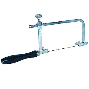 HEYMOUS Jewelers Saw Frame Set with Blades 12 Pieces Small Jewelry Saw Frame Kit Adjustable Cutting Tools