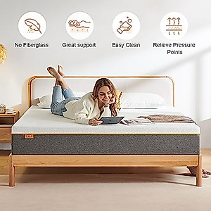 OYT Full Size Mattress, 10" Inch Gel Memory Foam Full Bed Mattress in a Box with CertiPUR-US Certified Foam for Sleep Supportive & Pressure Relief,Cloud-Like Experience