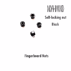 NOAHWOOD DIY Pro Fingerboard Ark 2G Truck 34.5mm (Silver Baseplate + Black Hanger)