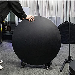 MWE 360 Photo Booth Machine with Software for Parties with Ring Light,Logo Customization,2-3 People Stand on APP Remote Control Automatic Slow Motion 360 Spin Camera Booth (26.8")