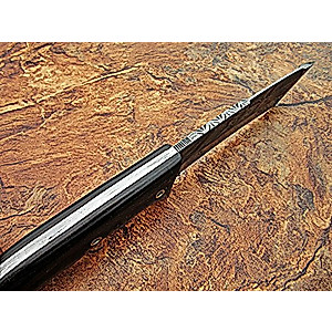 Poshland TR-170 Custom Handmade Damascus Steel 10 Inches Tanto Knife - Perfect Grip G10 Handle