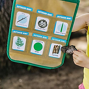 Melissa & Doug Let’s Explore Indoor/Outdoor Scavenger Hunt Play Set – 80 Double-Sided Cards - Activities For Kids, Seek And Find Games, Nature Game Kids Ages 4+