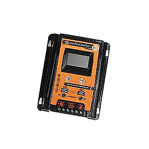 GANAZONO Solar Charge Regulator Solar Controller Electric Generator Dynamo Solar Charge Controller Solar Regulator Charge Controller Solar Charge Battery dyna-GRO 70a USB Lithium Battery