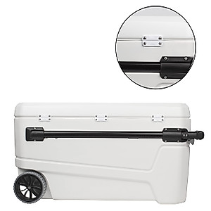 LBB-Parts Cooler Hinges for Igloo Cooler, Igloo Cooler Replacement Hinges, High Strength Igloo Cooler Hinges, Igloo Cooler Plastic Hinges for Ice Chests (3)