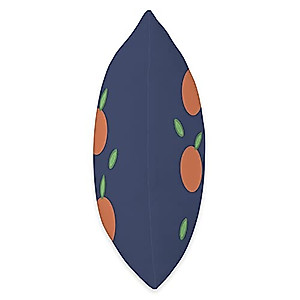 Summer Fruits Abstract Orange Fruit Pattern Throw Pillow, 18x18, Multicolor