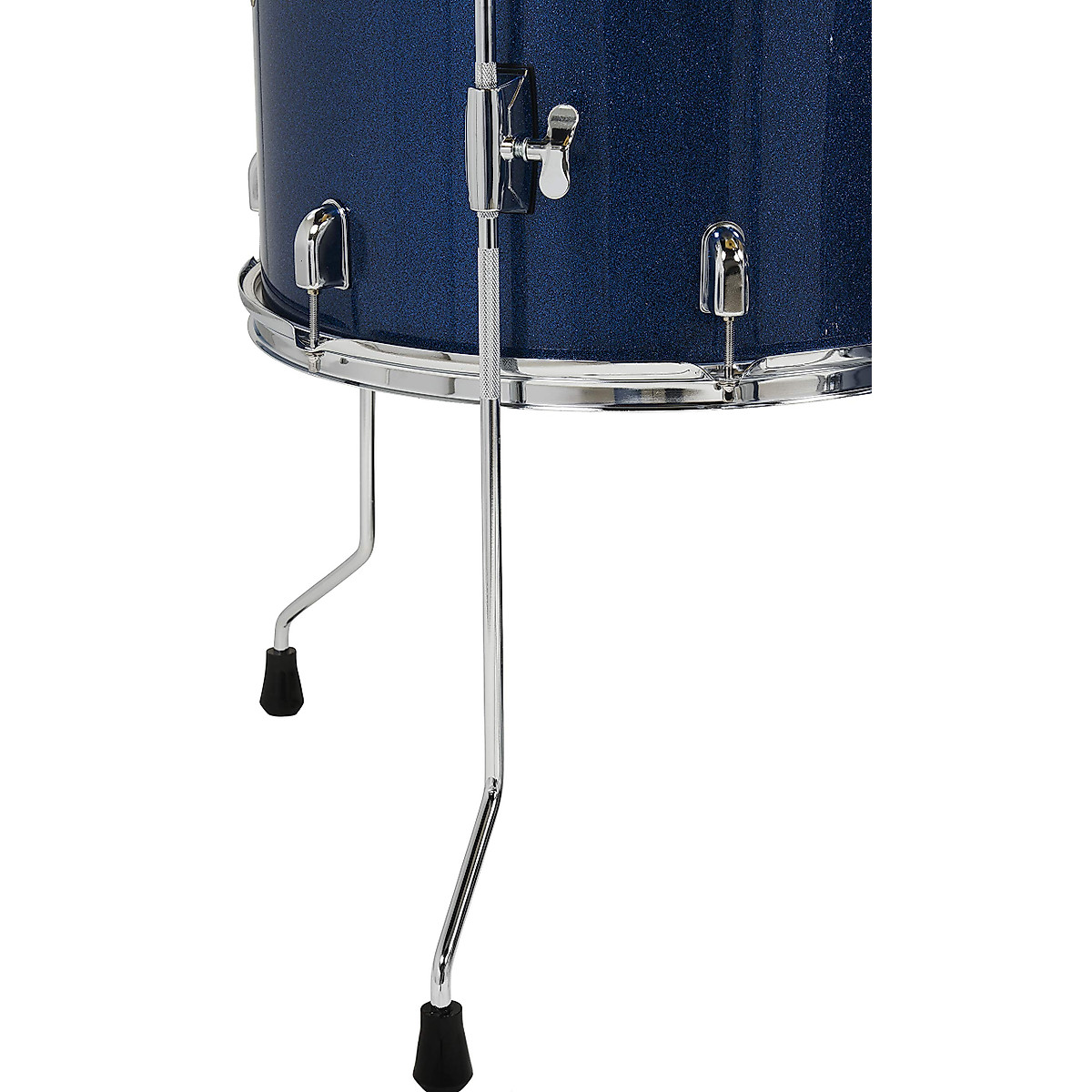 PDP By DW Center Stage Complete Drumkit, 5 Drum Set, Royal Blue Sparkle, 7x10, 8x12, 12x14 Floor, 14x20 Kick, 5x14 Snare (PDCE2015KTRB)