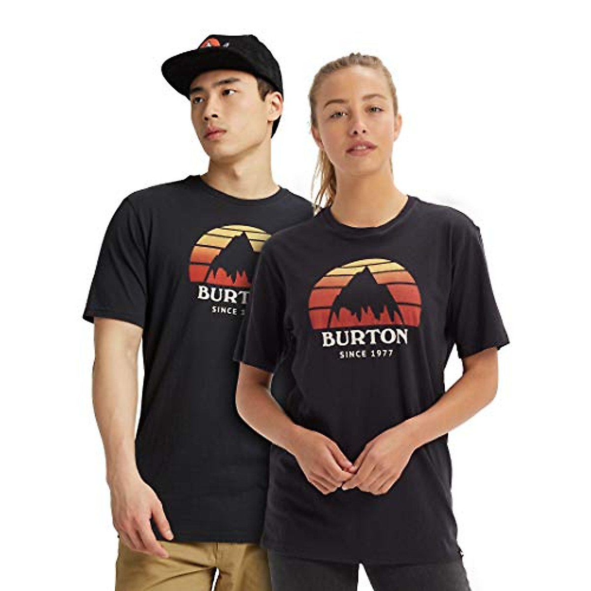 Burton Mens Underhill Short Sleeve, True Black New, Medium