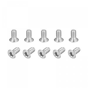uxcell M3x6mm Torx Security Machine Screws, 20pcs 316 Stainless Steel Countersunk Head Tamper Proof Screw Fasteners Bolts