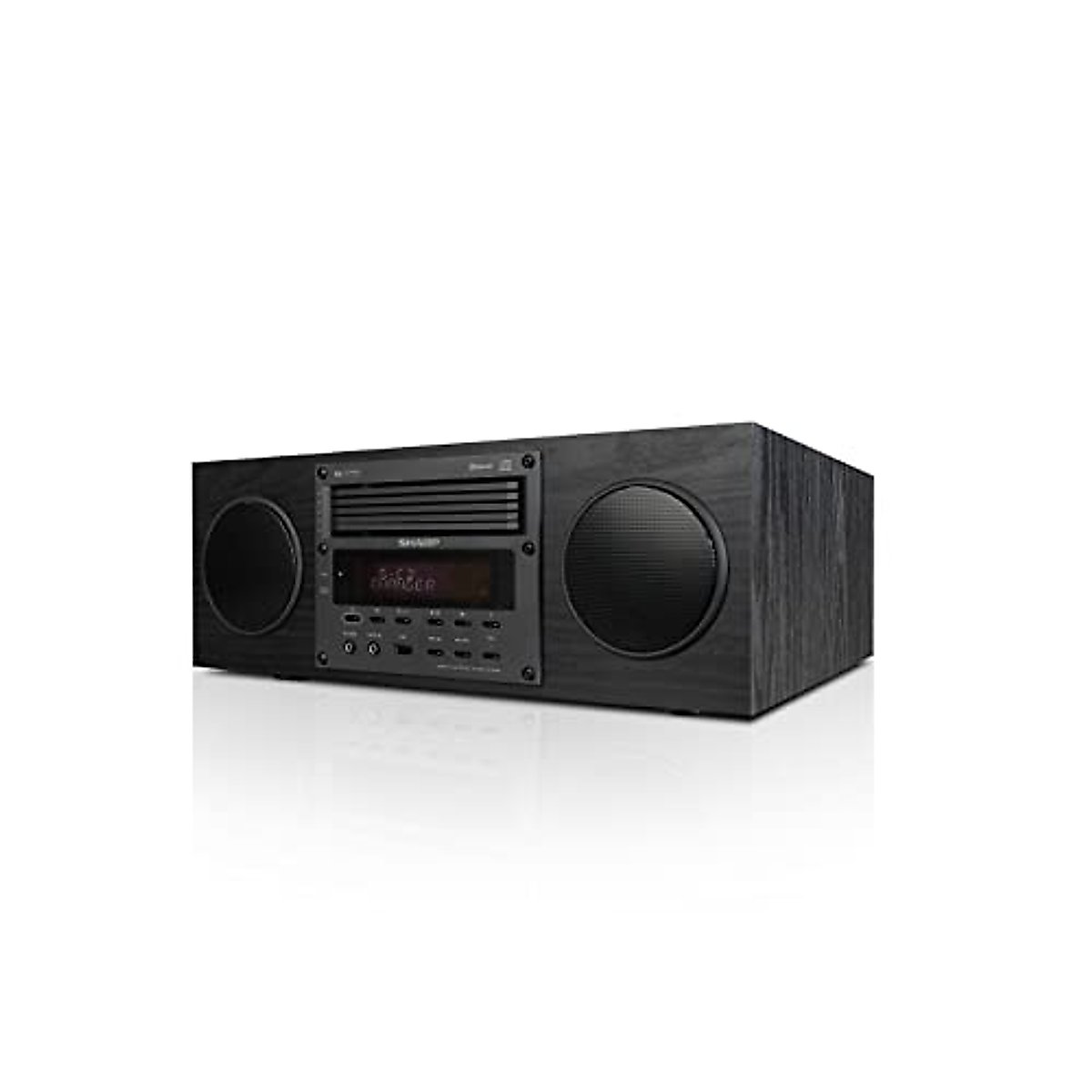 Sharp CD-BH350 Micro Audio Component System with 5 CD Changer, Bluetooth, FM Radio & USB Playback - 50 Watts RMS