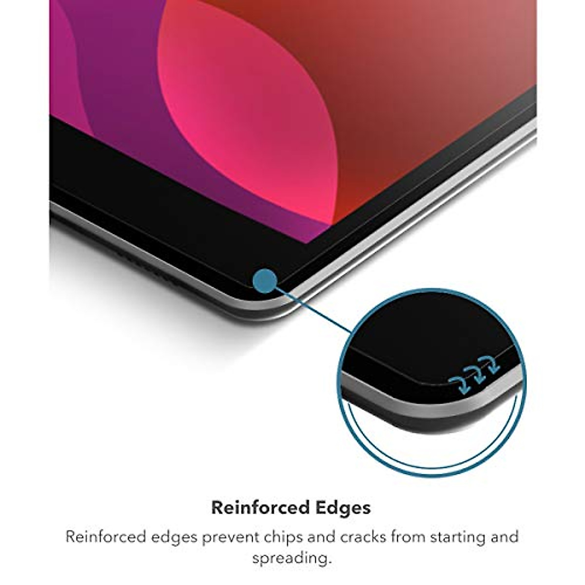 ZAGG InvisibleShield Glass Elite VisionGuard+ - iPad Pro 12.9" (6th/5th/4th/3rd Gen) - Gen Screen Protection - Case Friendly