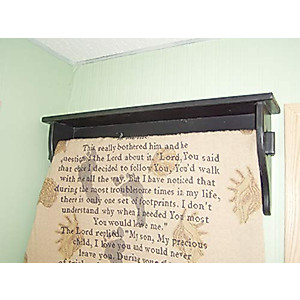 Quilt Rack Wall Stand/Blanket Holder Black