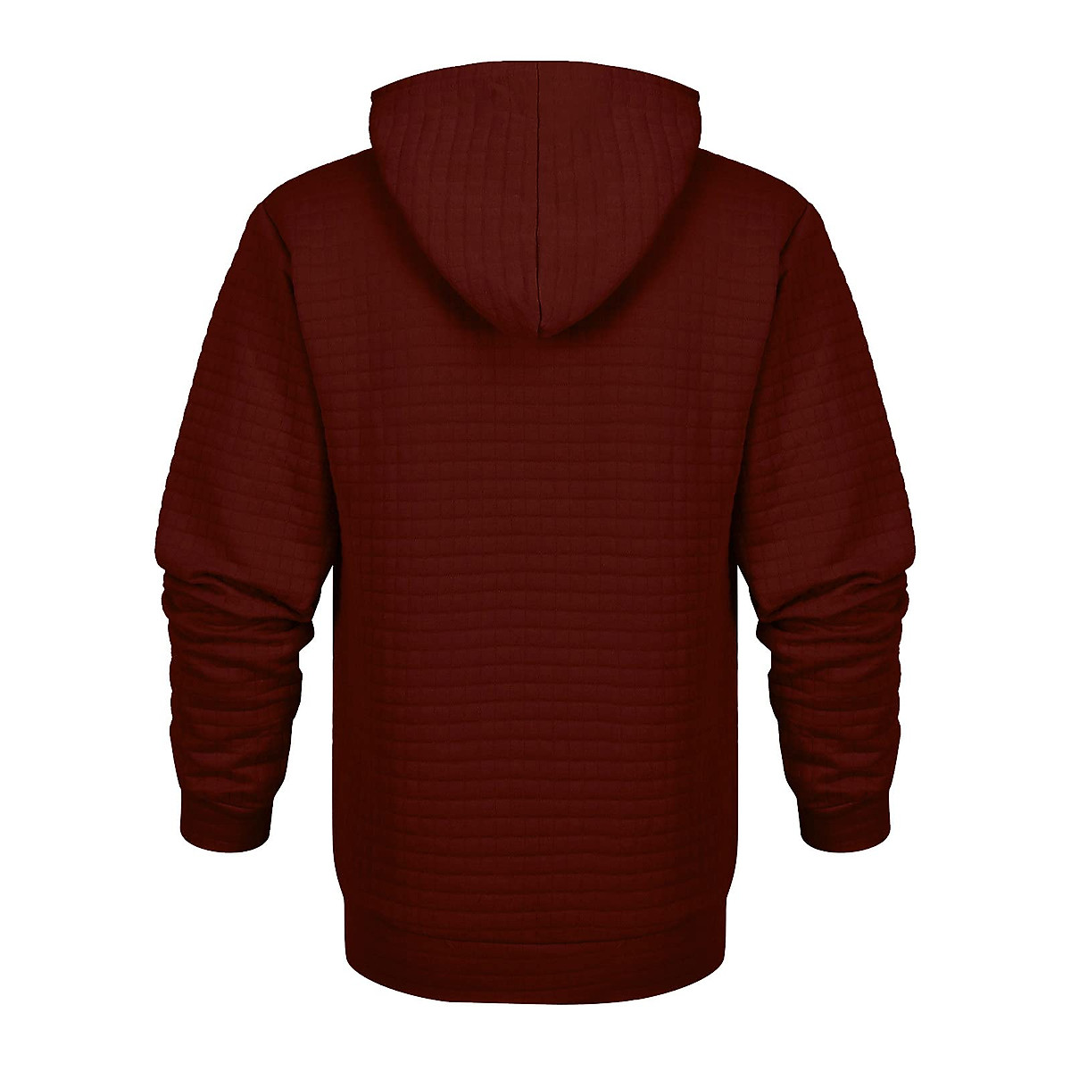 Ymosrh Mens Hoodie Sweatshirts Pullover, Trendy Hoodie Oversize Hoodies Sweatshirt Blank Hoodies for Printing Men Men's Winter Casual Hoodie Warm Long Sleeves Sweatshirt Coat Jacket (XL, Red)