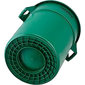 Global Industrial 55 Gallon Garbage Can, Green
