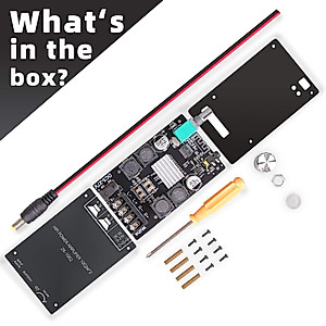 Bluetooth Amplifier Board with TPA3116D2 Chip,50W+50W Peak Power Output Class D AMP Module for DIY Wireless Speaker