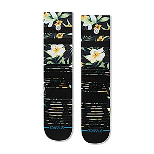 Stance Terrace Crew Socks (Large, Black)
