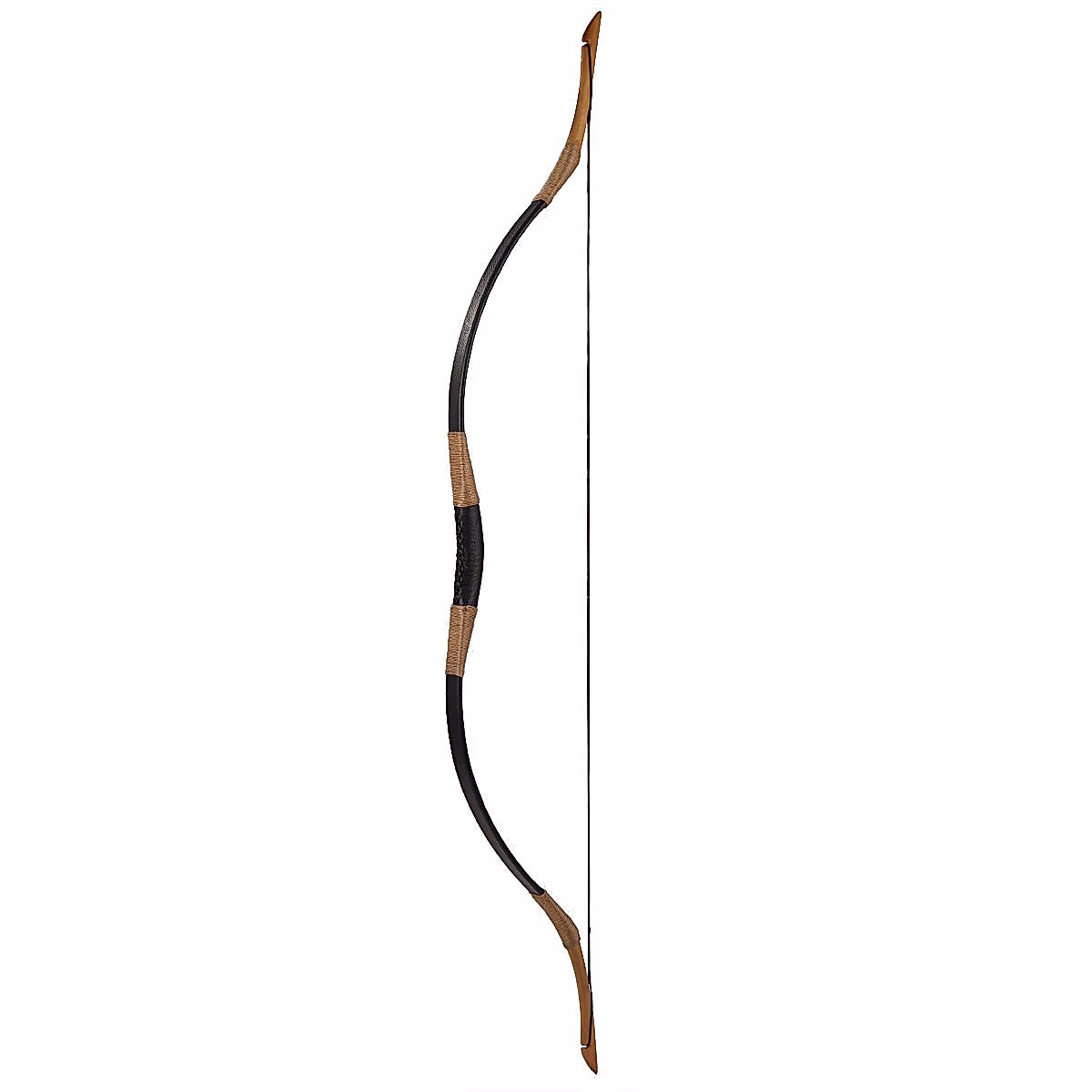 Hungarian Style Handmade Longbow Flagella Recurve Horsebow Archery 60LB