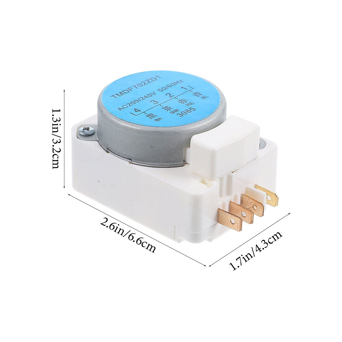 Defrost Timer Refrigerator Accessory Kitchen Supply Fridge Replacement Parts Fridge Part Refrigerator Defrost Controller Fridge Supplies Freezer Part Refrigerator Supplies