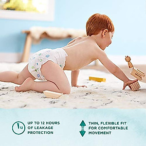 Amazon Brand - Mama Bear Gentle Touch Diapers, Hypoallergenic, Size 6, 108 Count (4 packs of 27)