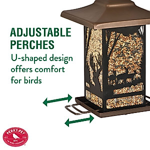 Perky-Pet 8504-1SR Wilderness Lantern Style Bird Feeder - 2 lb Seed Capacity