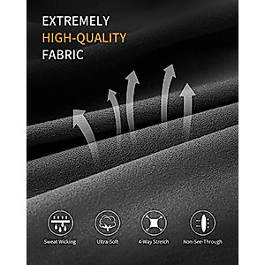 CAMBIVO Flare Yoga Pants for Women High Waist, Bootcut Workout Stretch Leggings with Pockets & Tummy Control, Non-See-Through Black