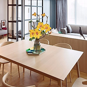 XHXSTORE 2pcs Magnolia Flowers Stems Fake Yellow Flowers Real Touch Flower Artificial Flowers Stems with Leaves for Vase Floral Arrangement for Wedding Table Centerpieces Home Office Garden