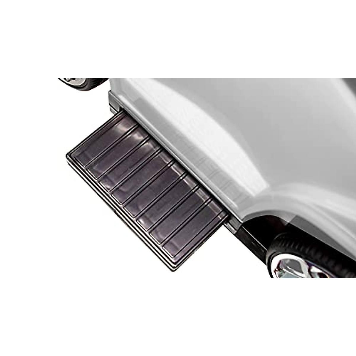 Best Ride On Cars 4 in 1 Mercedes Battery Powered Push Car, White, Large