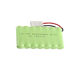 Parts & Accessories 8.4V 2400mah ni-mh Battery Pack AA Battery for Remote Control Electric Toy car Model Boat Truck for Vehicles Security facilitie - (Color: Yellow)