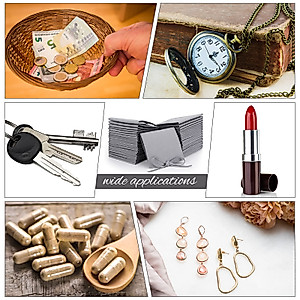 120 Pcs Microfiber Jewelry Pouch 8 x 8cm Jewelry Packaging Bag Gift Bow Tie Bracelet with Cleaning Cloth(Gray)