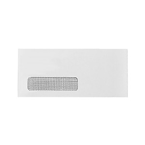 500 No. 10 Self Seal Single Window Security Envelopes -Designed for QuickBooks Invoices and Business Statements - Computer Printed Checks with Strong Peel and Seal Flap - Number 10 Size 4 1/8 X 9 1/2